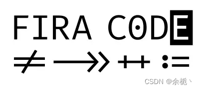 程序专用连字字体Fira Code_webstorm 字体 支持连字符的-CSDN博客