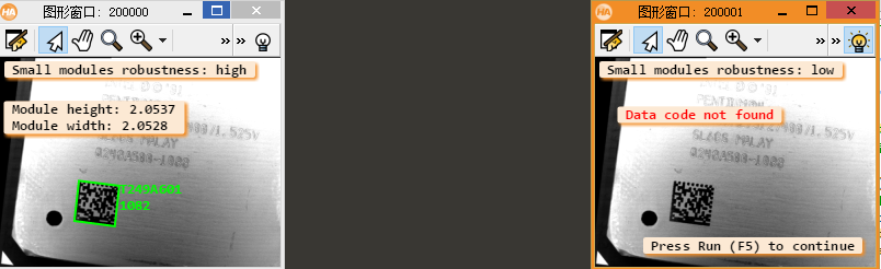基于Halcon学习的二维码识别【十】ecc200_small_modules_robustness.hdev_halcon二维码识别如何设置等级-CSDN博客