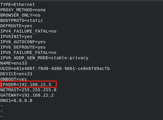 ip地址不能与网关一致，且修改ens33配置文件后需要重新加载reload再up即可，无需重启reboot生效_linux中ens33改变了-CSDN博客