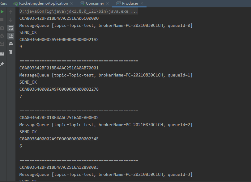RocketMq的简单demo_rocketmq demo-CSDN博客