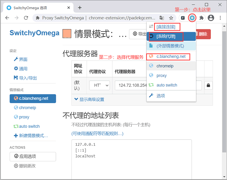 Proxy SwitchyOmega安装和使用_proxyswitchy-CSDN博客