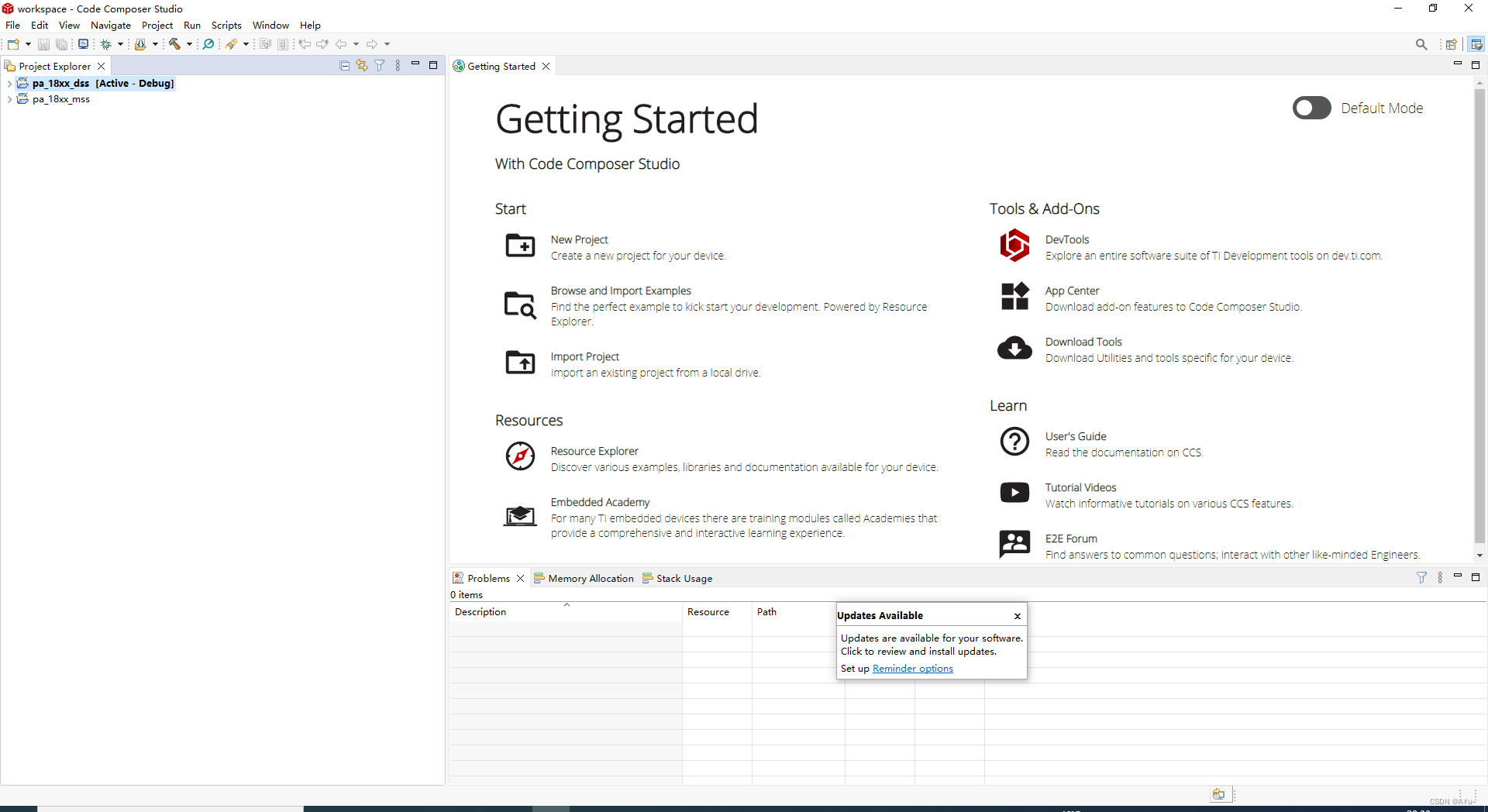 毫米波雷达AWR1843 CCS调试_awr1843boost配套软件-CSDN博客