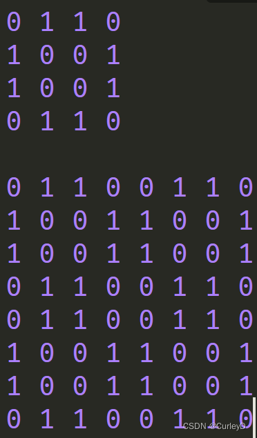 Codeforces Round #804 (Div. 2) A-C_输入nm 生成一个n行m列的01矩阵 ,然后规定所有的2*2矩阵中必须有奇数个1-CSDN博客