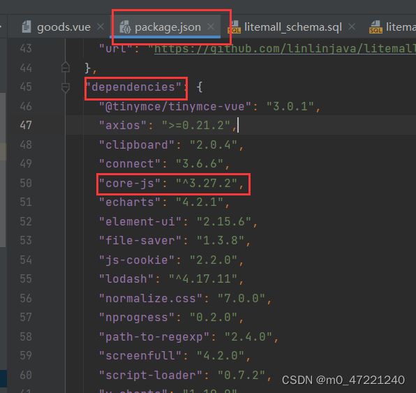 github中litemall项目学习（一） 将项目在本地运行_m0_47221240的博客-CSDN博客