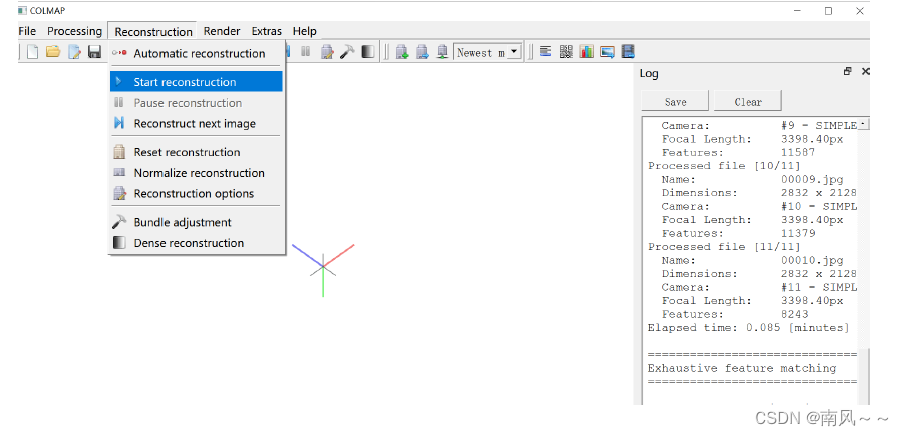 Colmap+Patchmatch使用自己数据集测试_colmap保存位姿-CSDN博客