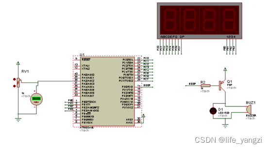 基于ATMEGA16的电压表设计_atmega16电压代码-CSDN博客