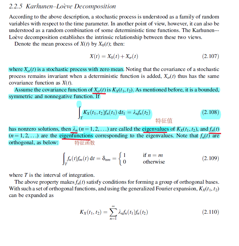 Karhunen–Loeve Decomposition (K-L展开)_karhunen-loeve级数展开-CSDN博客