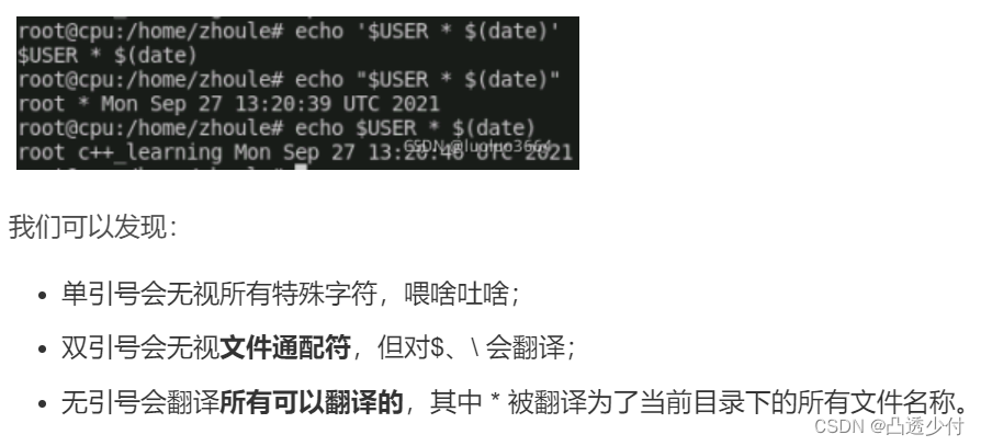 Linux Shell中echo后面的无引号、单引号、双引号、反引号的区别linux Echo 双引号 Csdn博客 