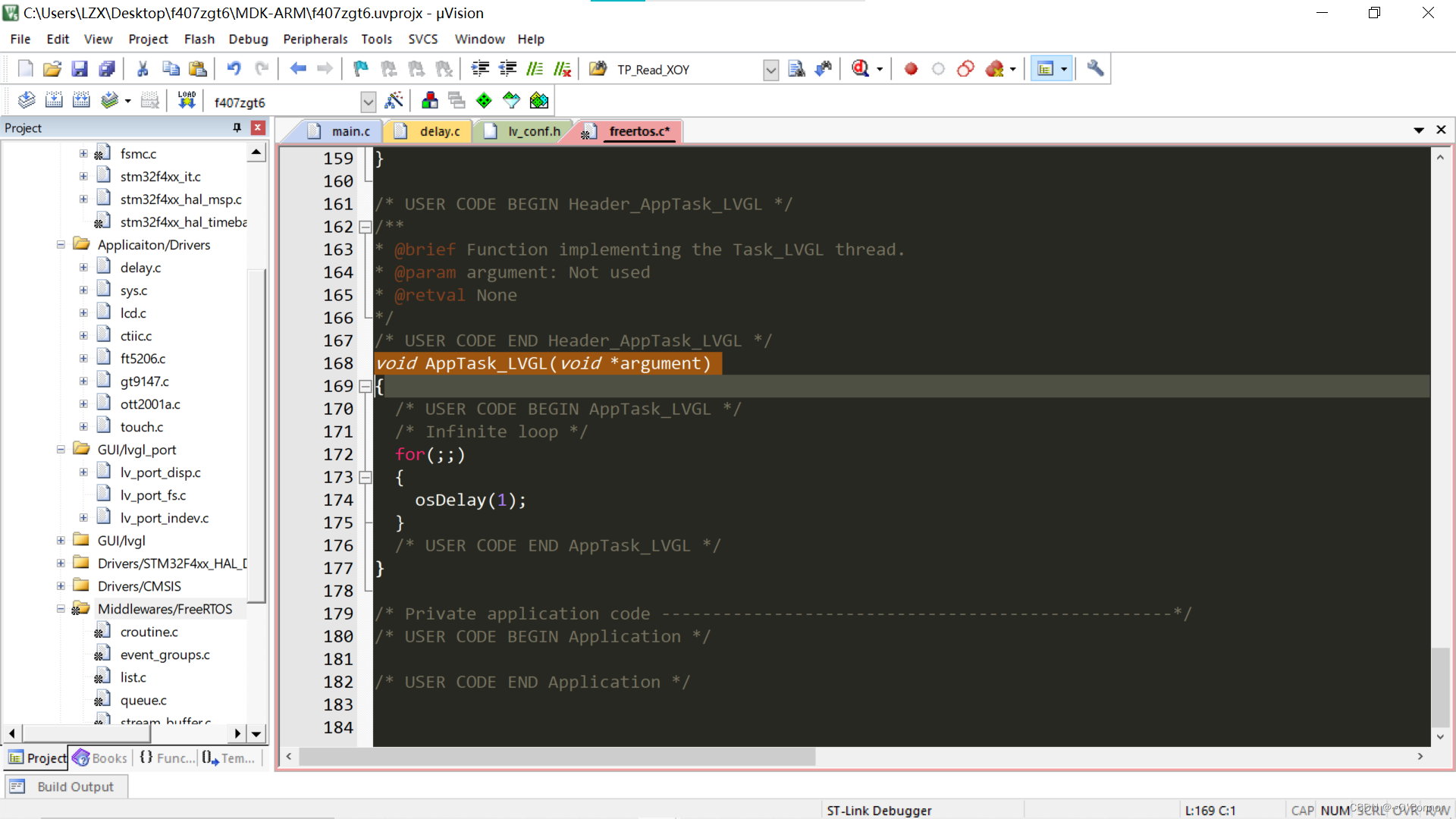 STM32F4使用FSMC驱动4.3寸触摸屏(HAL库+CubeMX)_hal库f4 fsmc-CSDN博客