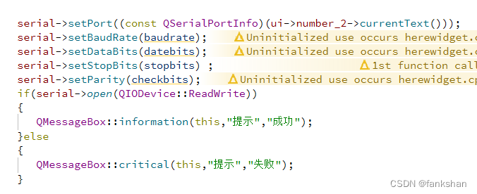 error: cannot convert ‘QString‘ to ‘const QSerialPortInfo&‘..\4\widget.cp（QT串口）_cannot convert ...