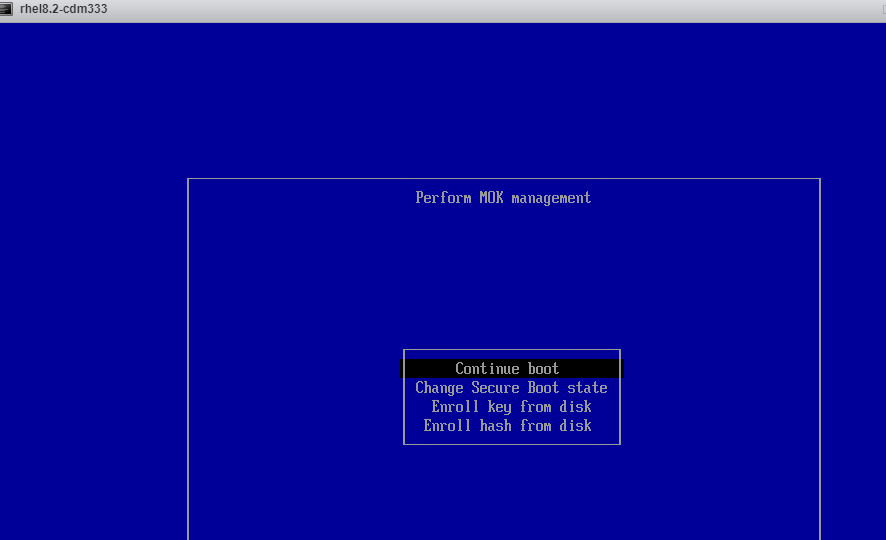 Disable Secure Boot for NNM High Performance Mode--记如何在rhel8下关闭secure ...
