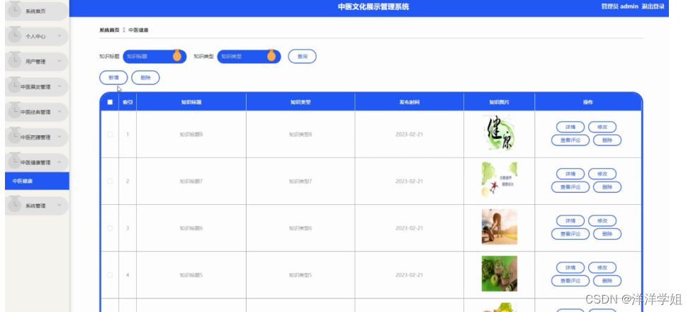 计算机毕业设计springboot中医文化展示管理系统7qoha9【附源码数据库部署lw】中医药文化科普管理系统 Csdn博客