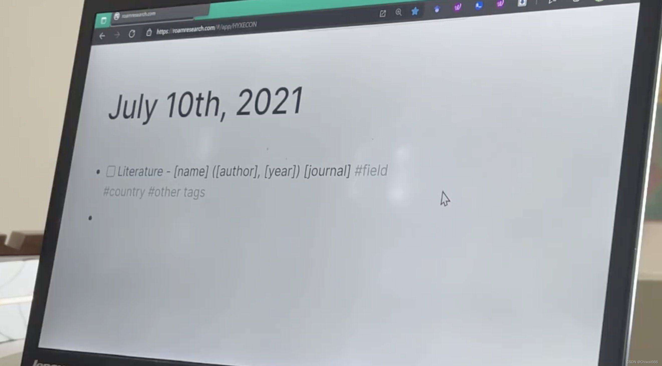 用Roam的双向交互链用于文献管理_roam research 如何建立双向链接-CSDN博客