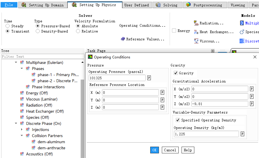 FLUENT DDPM DEM模型操作_fluent dem-CSDN博客