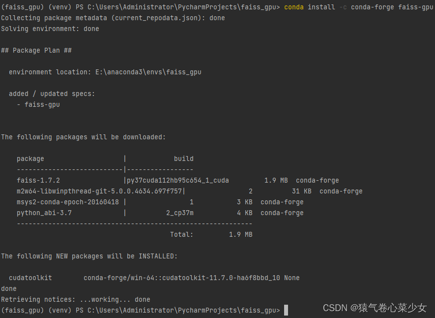 Faiss安装之问题重重_faiss-gpu-CSDN博客