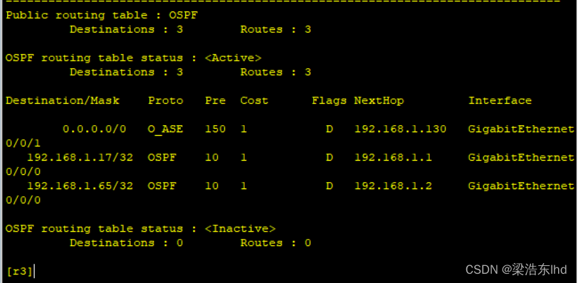 OSPF和VLAN综合实验_vlanif 和ospf宣告-CSDN博客