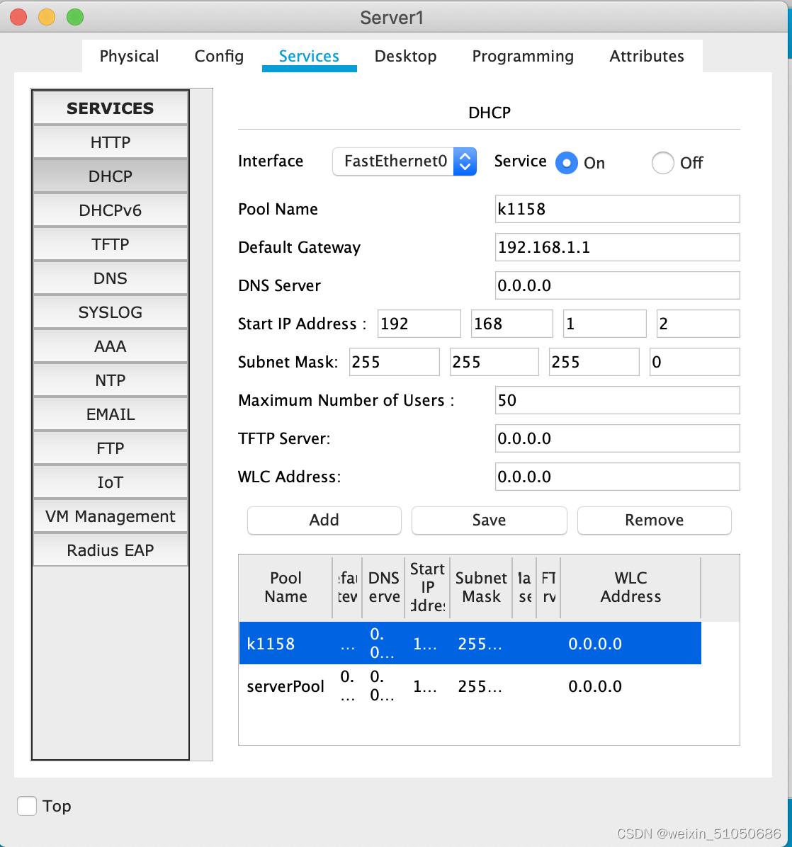 cisco仿真实验-----网络服务（web/dns/dhcp）_思科模拟器web服务器配置域名-CSDN博客