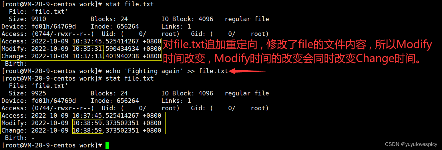 Linux操作系统文件的ACM三大时间解析(Access Change Modify 看完保证你不再迷茫)_access modify change-CSDN博客