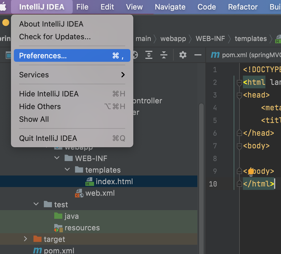 idea使用----设置html创建的模版_idea中配置html文件生成的模板-CSDN博客