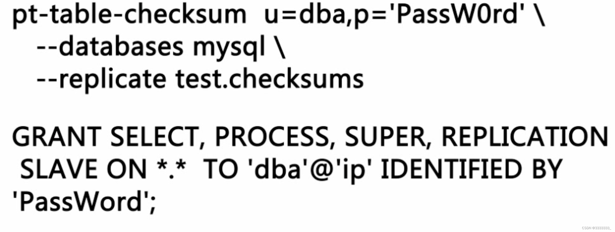 使用 Pt Table Checksum 检查mysql数据一致性mysql Pt Checksum Csdn博客 3333