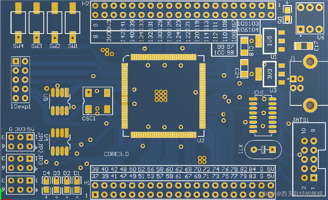 EP1C6T144C FPGA核心板原理图及PCB_ep1c6t无法下载临时文件-CSDN博客