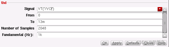 【模拟IC】使用Cadence的运算放大器参数（GBW Noise CMRR PSRR ICMR SR THD）测试仿真实例_psrr仿真-CSDN博客