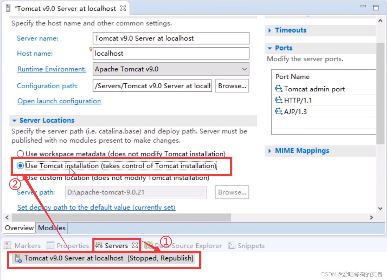 JAVA环境的安装与配置Eclipse&Tomcat_tomcat装到d盘-CSDN博客