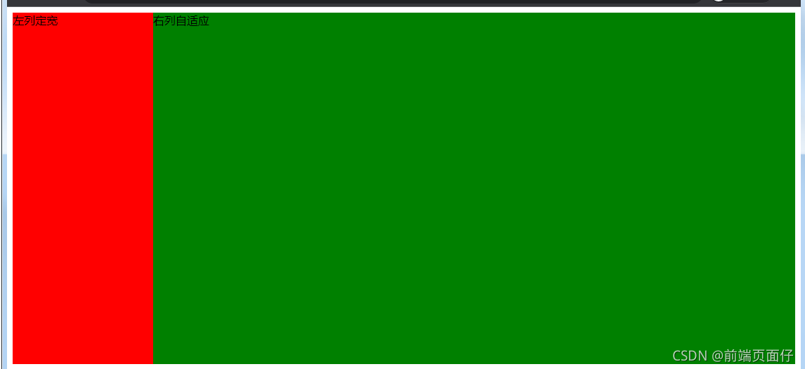 Css实现两列布局css两列布局 Csdn博客
