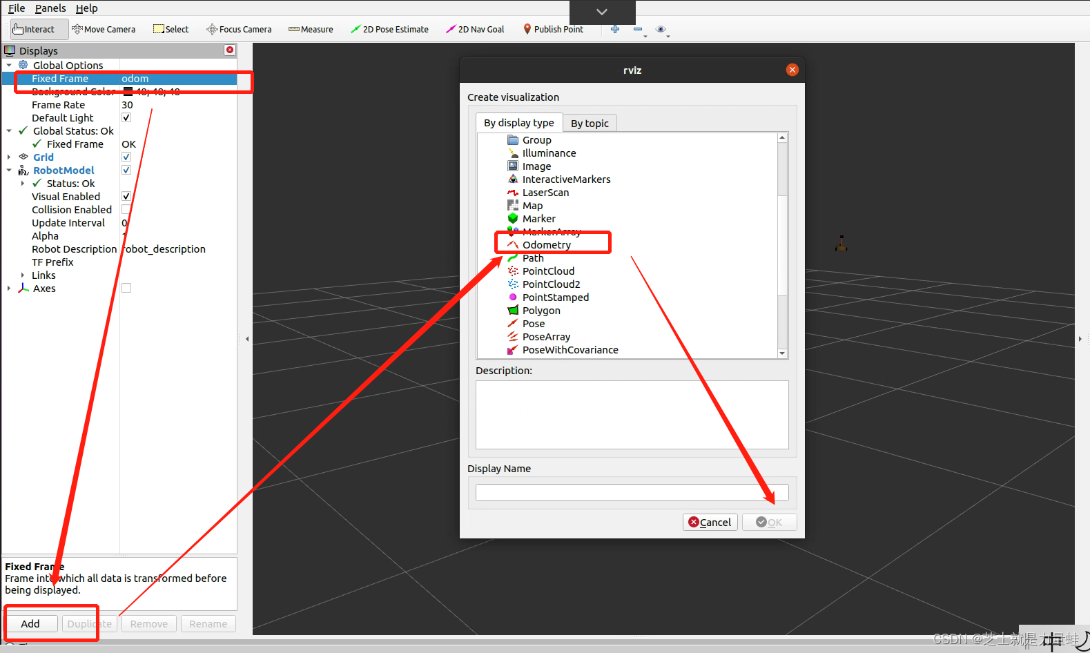 ROS综合运动控制：rviz里程计查看_rviz 里程计-CSDN博客