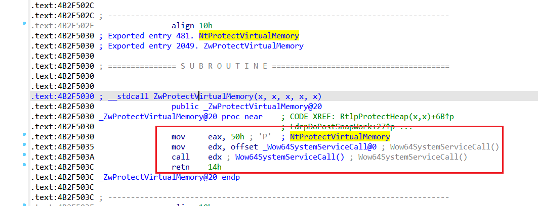 用户层下API的逆向分析及重构_ntprotectvirtualmemory api-CSDN博客