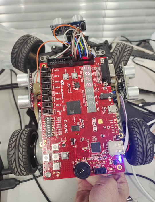 FPGA-超声波避障小车(ego1)_ego1测距-CSDN博客