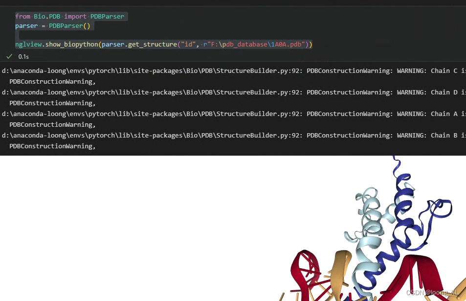 nglview ipython/jupyter插件查看分子结构可视化效果；nglview加载蛋白和小分子示例_如何在jupyter notebook中下载nglview_loong_XL的博客 ...