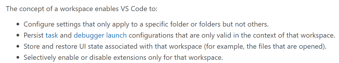 vscode workspace详解-CSDN博客