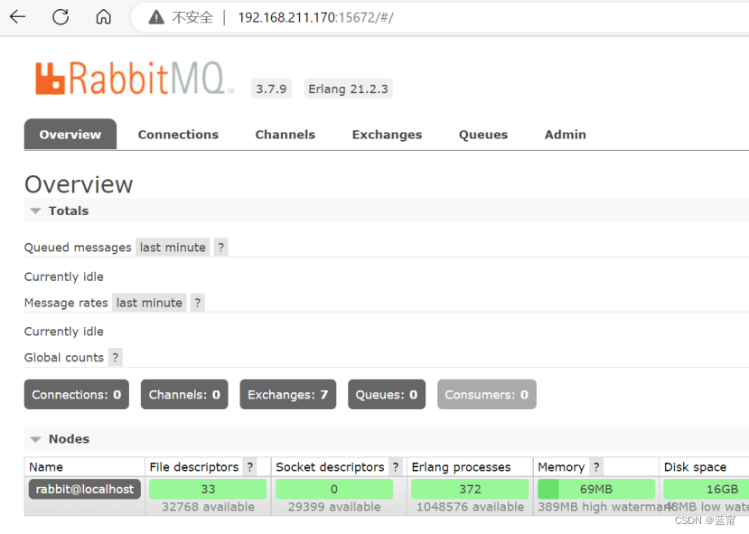 rabbitMQ的基础使用_nck或reject的消息-CSDN博客