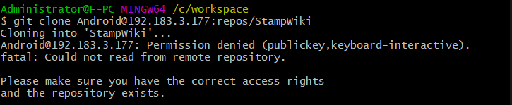 Git访问仓库出现Permission denied (keyboard-interactive,publickey)-CSDN博客