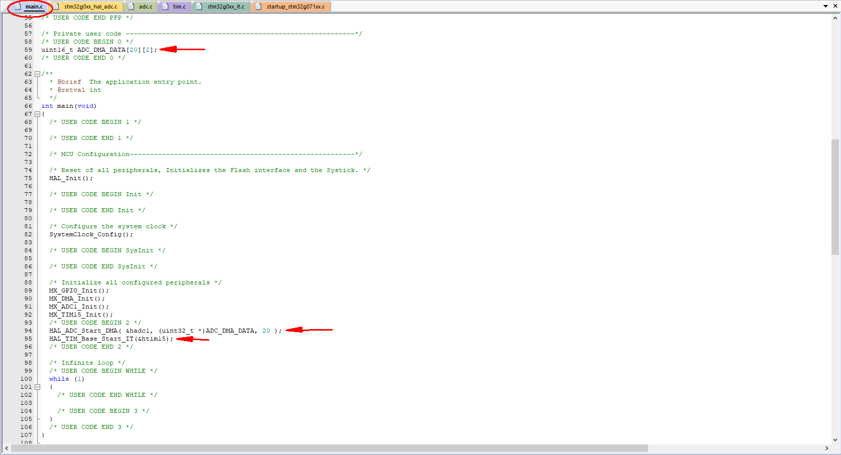 STM32G071RB CubeMX ADC TIM DMA_stm32g071 dac dma-CSDN博客