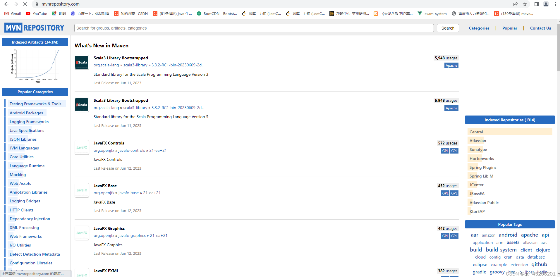 如何在最新中央仓库手动下载Maven依赖包并安装_maven仓库下载jar包-CSDN博客