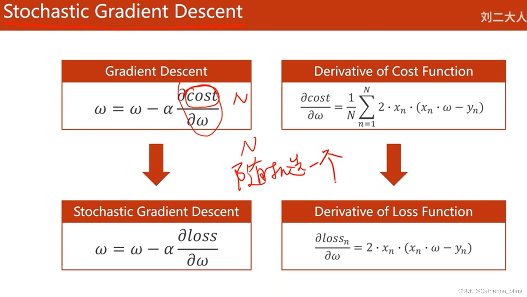 （刘二大人）pytorch深度学习实践 梯度下降与随机梯度下降pytorch 随机梯度怎么使用catherinebling的博客 Csdn博客
