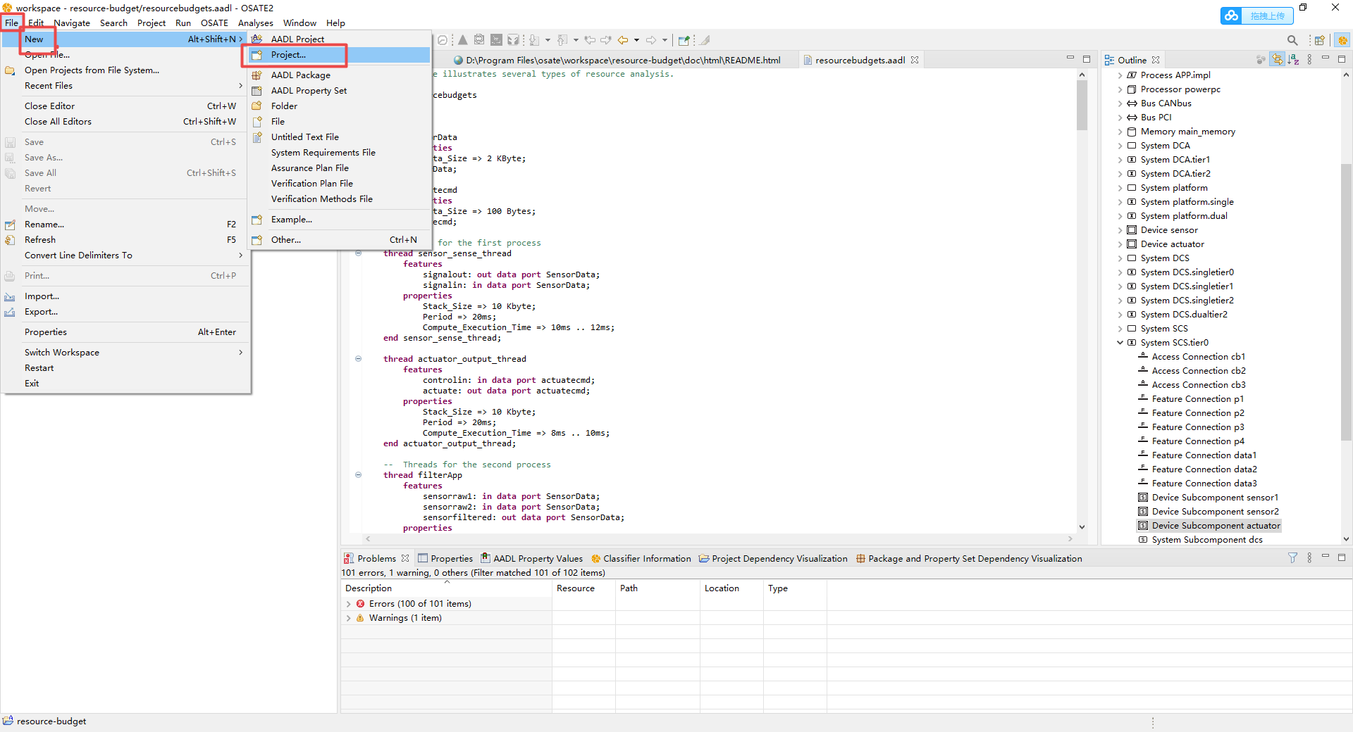 【OSATE学习笔记】新手入门-CSDN博客