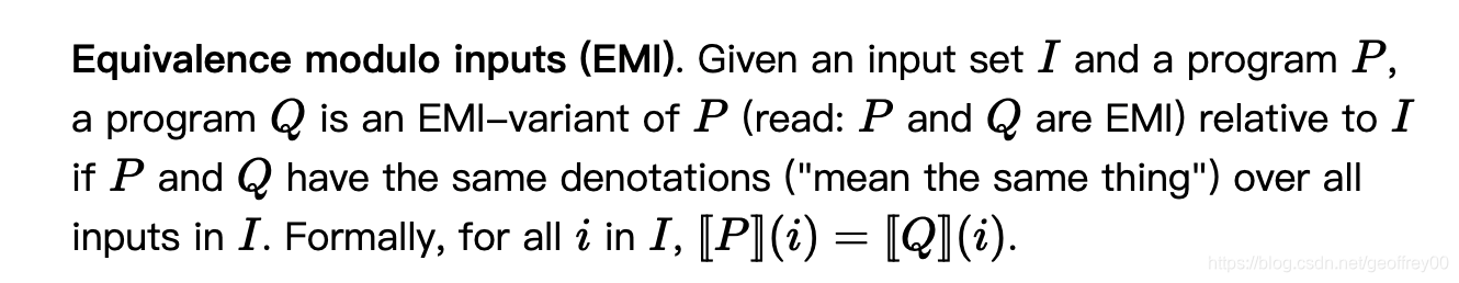 蜕变测试(metamorphic Testing)经典论文阅读 Compiler Validation Via Equivalence Modulo Inputs Csdn博客