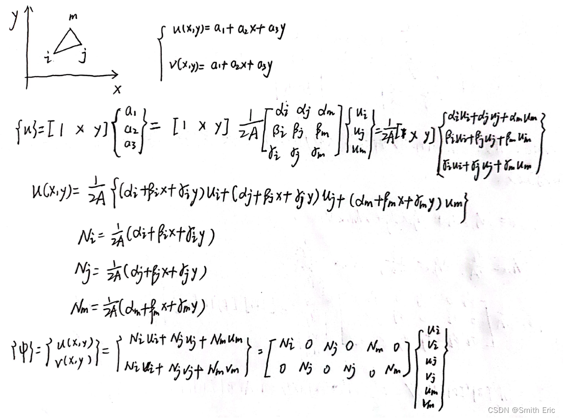 Cst常应变三角形单元及其matlab代码cst中的三角函数 Csdn博客