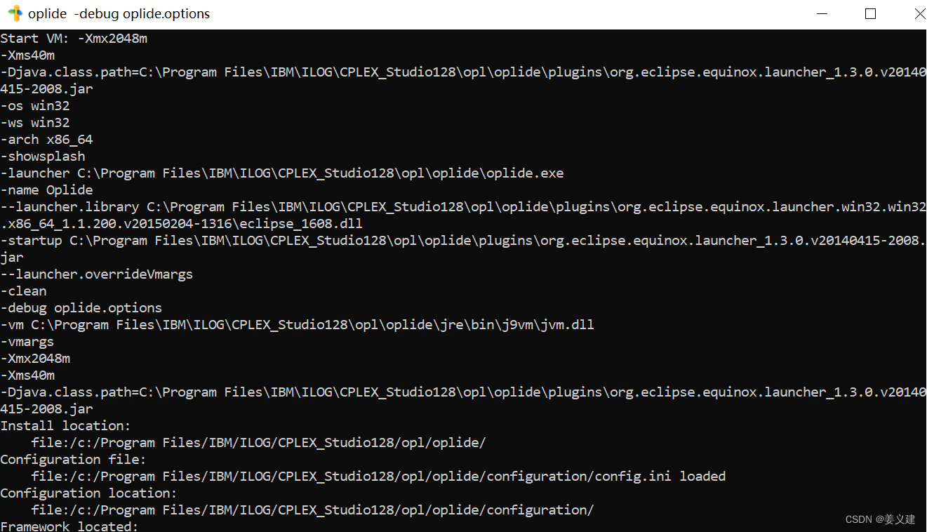 CPLEX运行中出现“oplrun进程未响应，您必须重新启动运行配置”_正在启动oplrun遇到了问题-CSDN博客