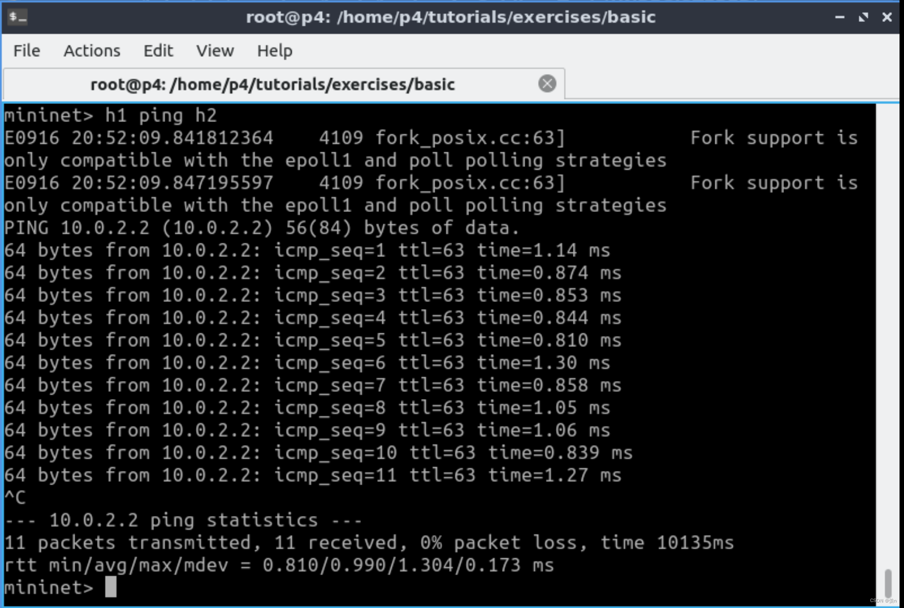 P4语言学习（1）——basic实验_p4 basic-CSDN博客