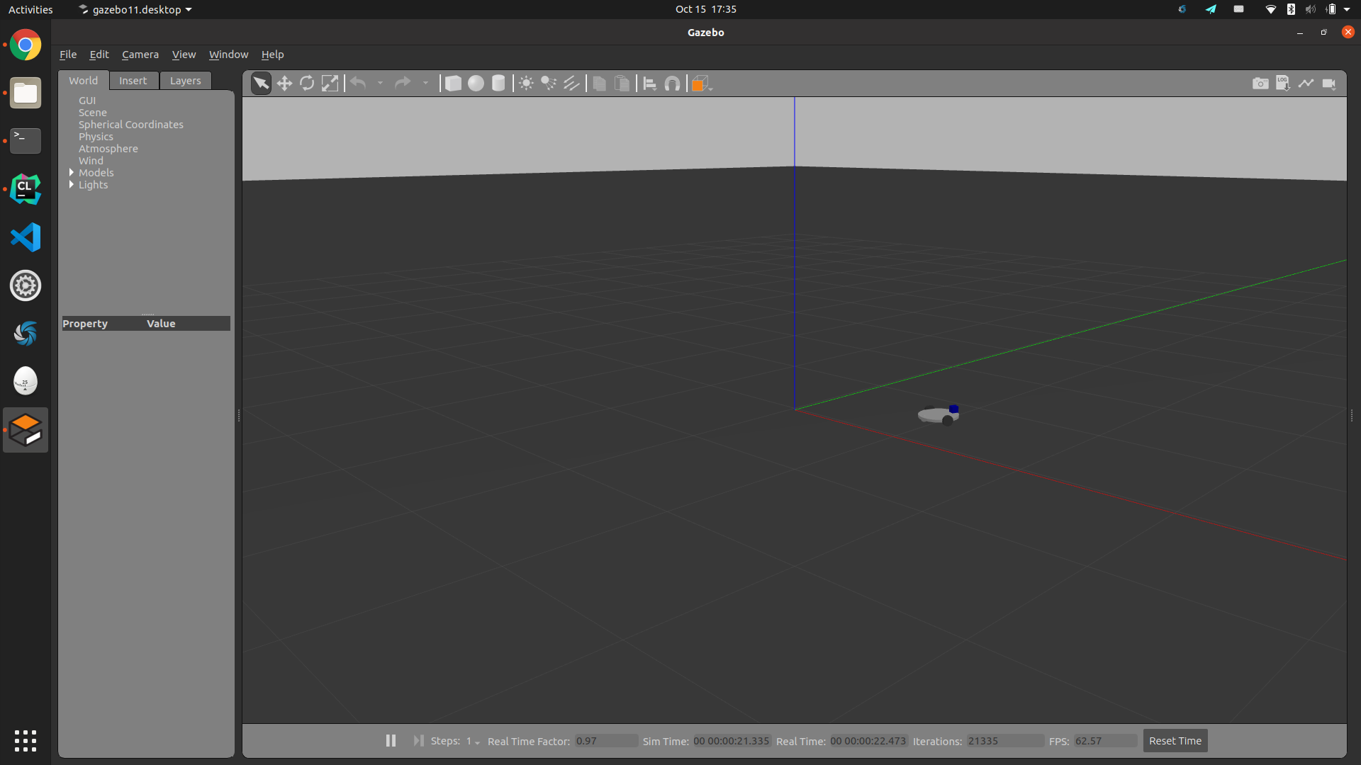 ROS+Gazebo仿真差速小车并实现控制-CSDN博客