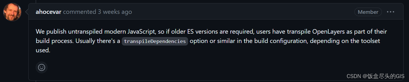 Openlayers 升级后出现运行问题 Module parse failed_module parse failed: unexpected token (146:34) you-CSDN博客