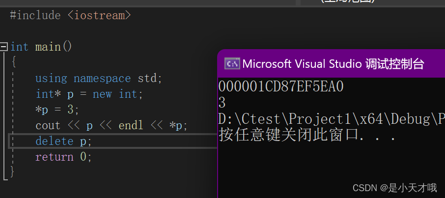 C++的new动态分配_new在何时分配内存-CSDN博客