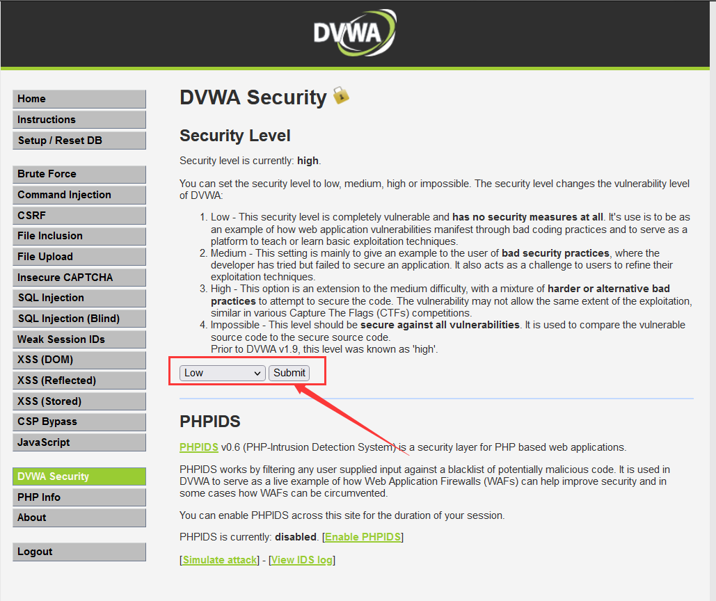 DVWA靶场之xss通关笔记,详解带截图_dvwa靶场low级别下,判断注入点截图-CSDN博客