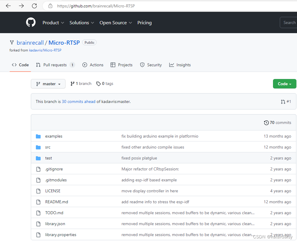 基于开源的Micro-RTSP，使用VLC和ffmpeg拉流播放RTSP视频流，本例使用安信可ESP32 CAM进行推流。_micro-rtsp arduino库-CSDN博客