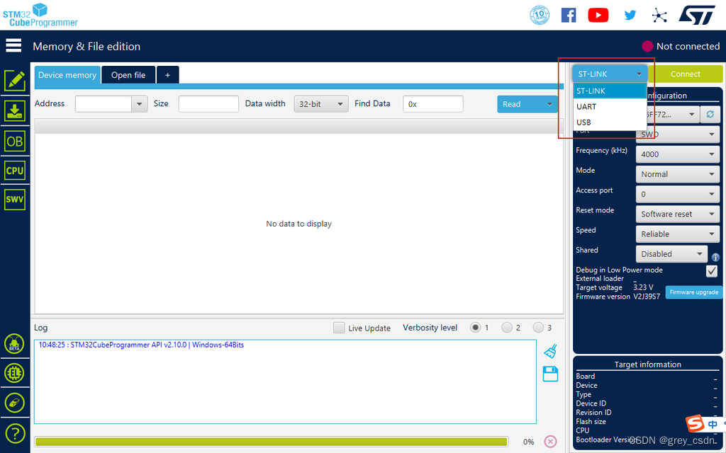 1259_STM32CubeProgrammer的简单使用-CSDN博客